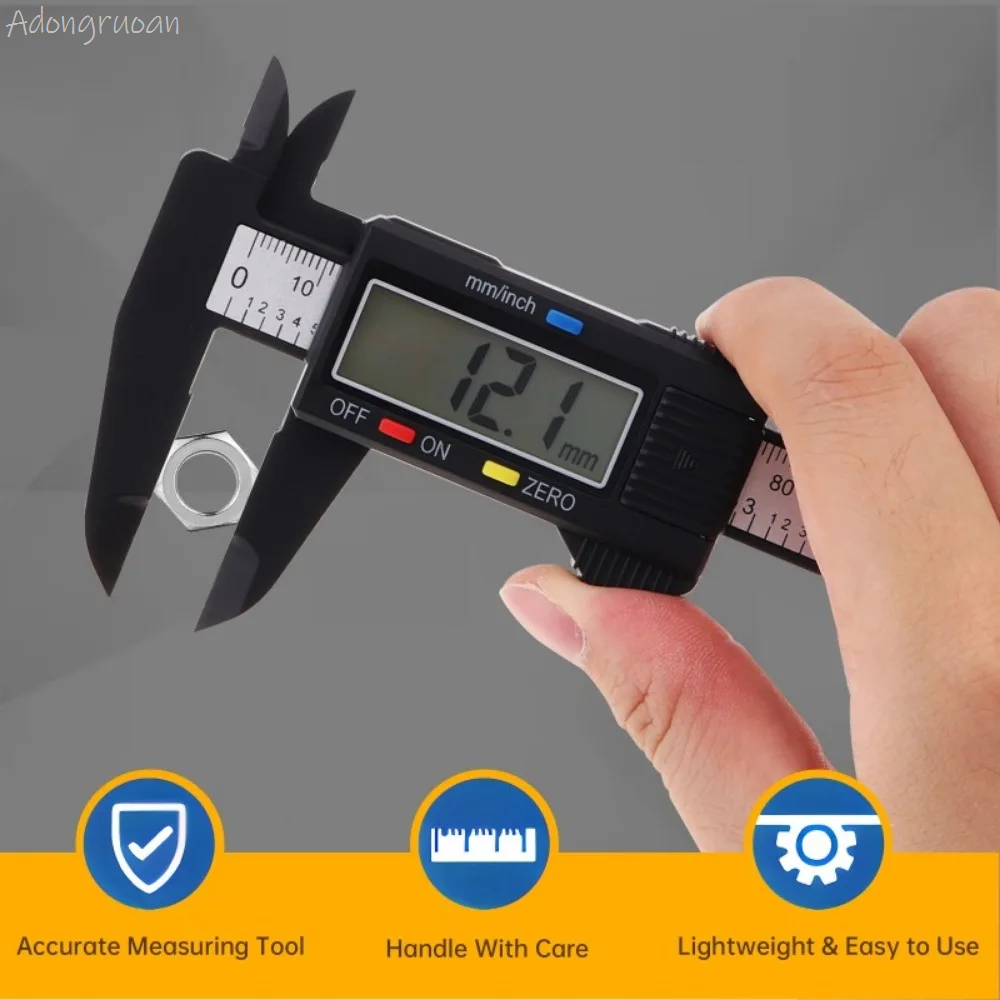 Adongruoan LCD Display 150mm Electronic Digital Caliper Vernier ...