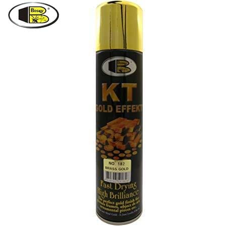 Spray Paint Kt Gold Effect Brass Gold-182 (Bosny) | Daraz.com.np