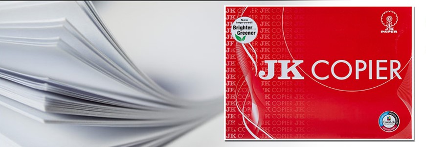 White JK Copier 80 GSM A4 500 Sheets Copier Paper, Corporate Photocopy ...