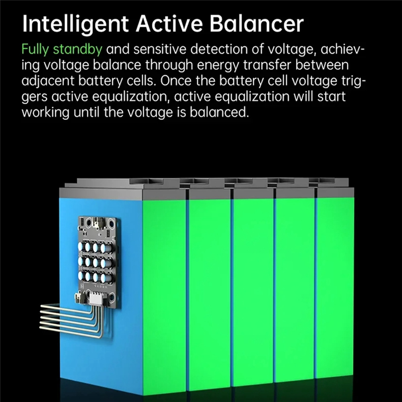 Lithium Battery Active Balancing Board 4 Strings 12V Iron Lithium ...