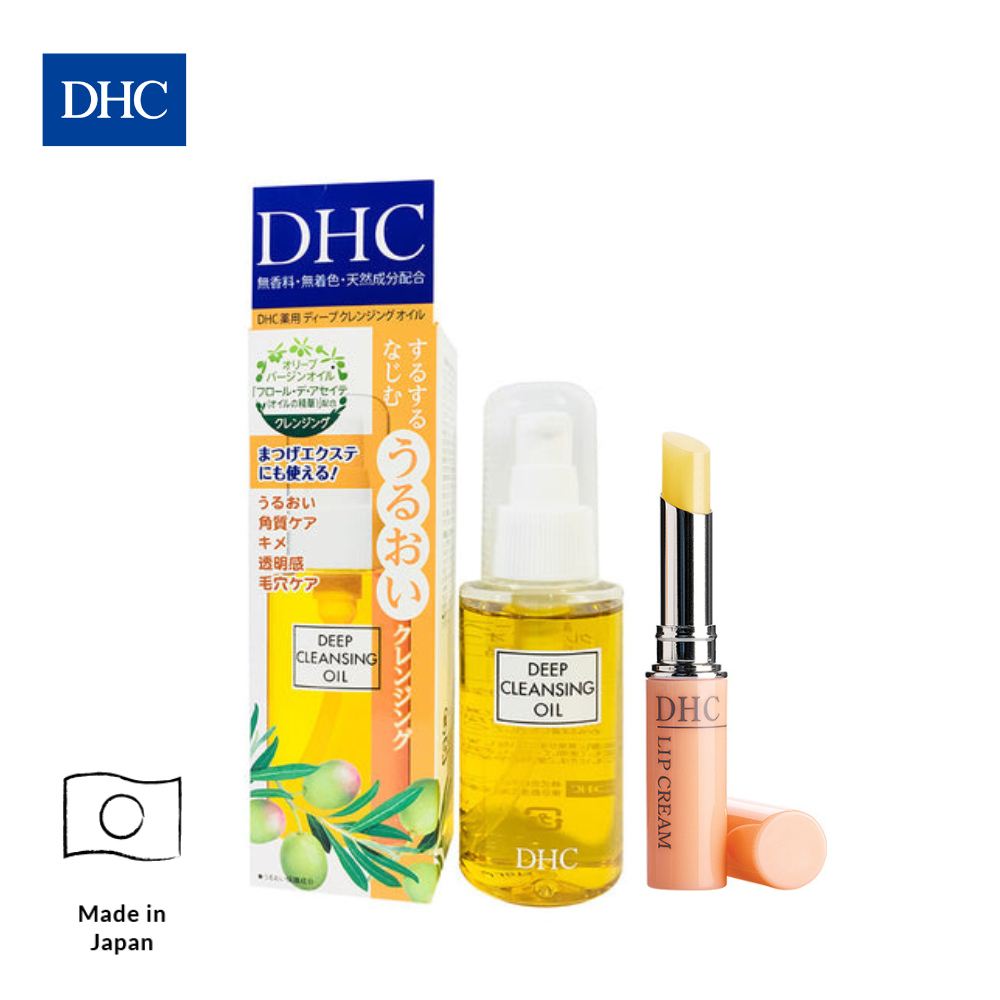 DHC Deep Cleansing Oil 70ml | Lip Cream 1.5g | Daraz.com.np