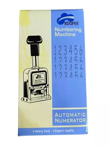 Kopee 6 Digit Numbering Machine | Daraz.com.np