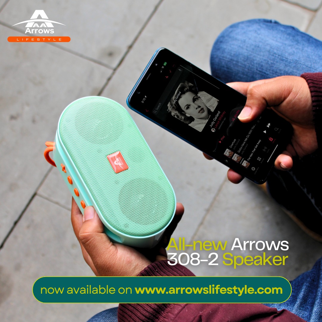 Arrows 308-2 Portable Speaker II 8 Hours Play Time II FM Radio Function ...