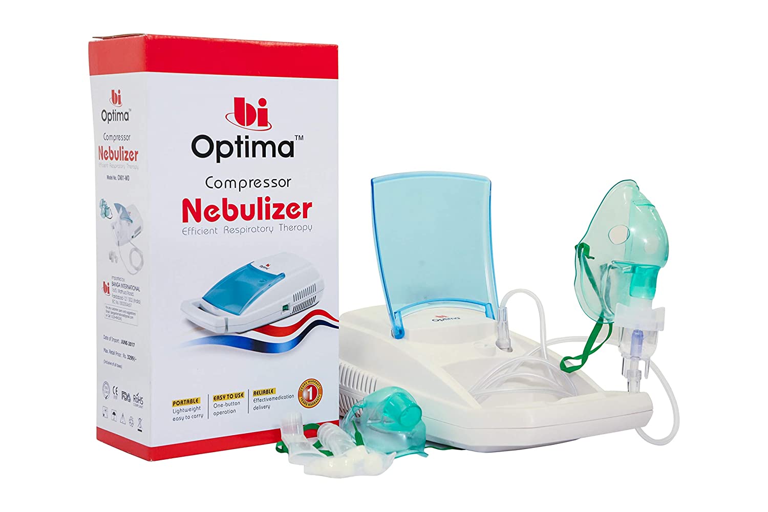 Optima Compressor Nebulizer Set (White), 2 years warranty | Daraz.com.np