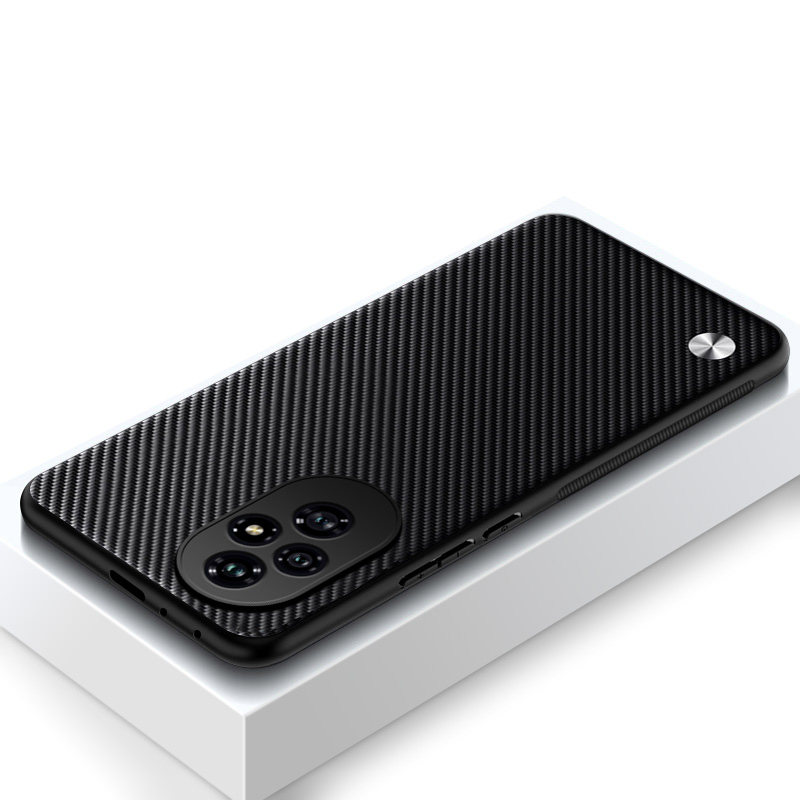 Vantime Case for Honor 200 5G Matte Carbon Fiber PU Leather Shockproof ...