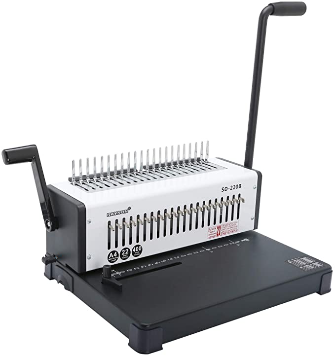 Rayson 25 Sheet Heavy Duty Comb/ Spiral Binding Machine Model No.: SD2501B21 By | Daraz.com.np