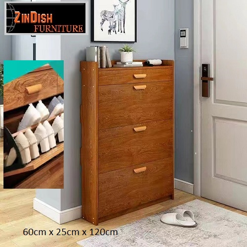 Wooden Shoe Rack (60 x 25 x 120cm) | Daraz.com.np