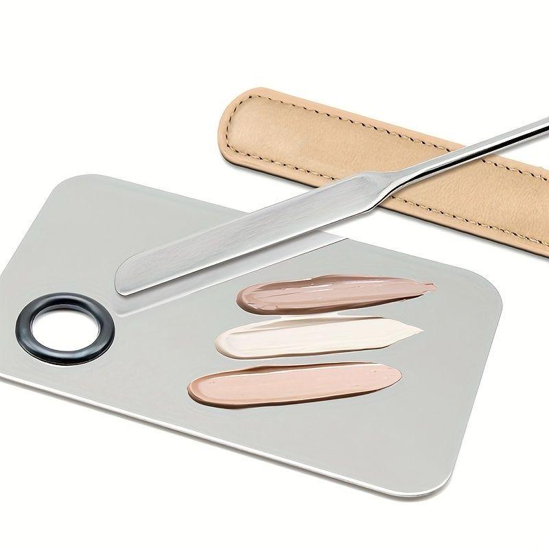 Stainless Steel Makeup Mixing Patette/ Foundation Mixing palette ...
