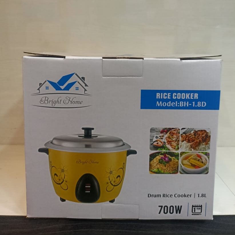 Bright Home Electric Drum Rice Cooker 1.8 Litre | Daraz.com.np