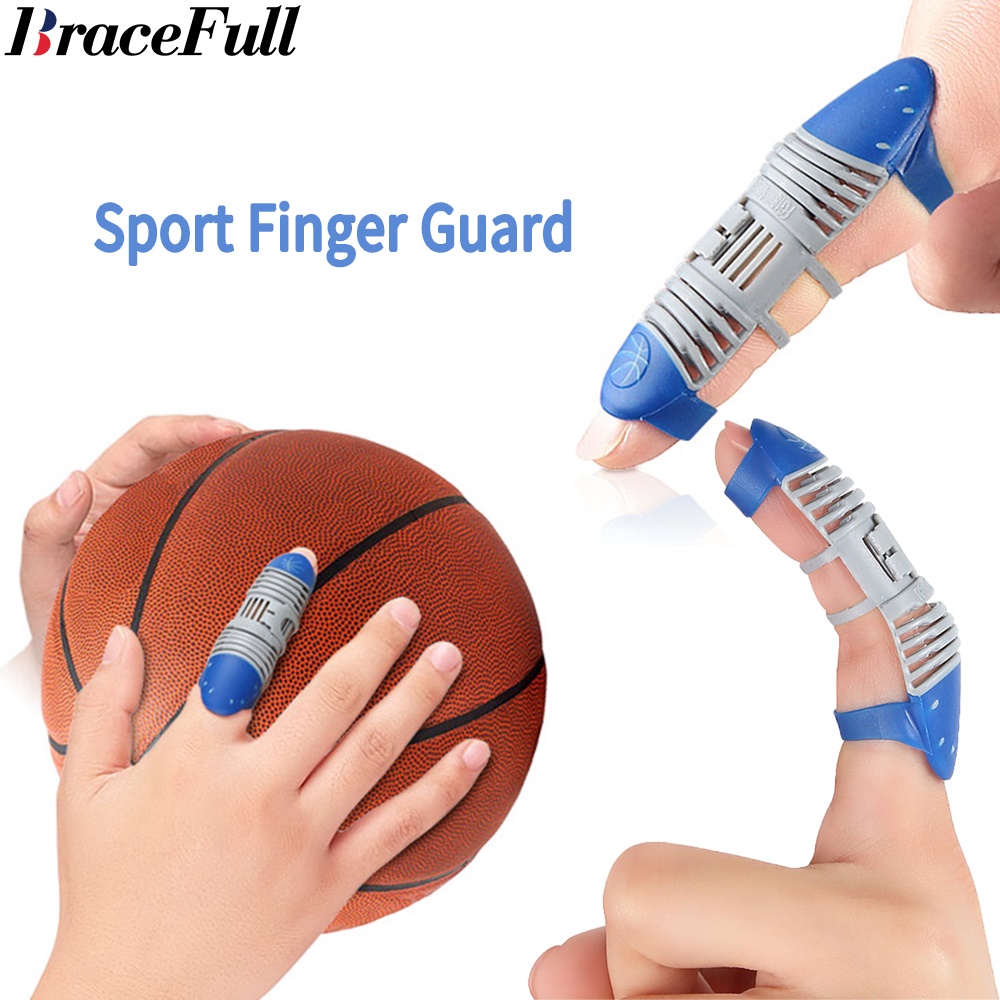 Sport Finger Guard Splints Basketball Protector Injuries Ring Pinky ...