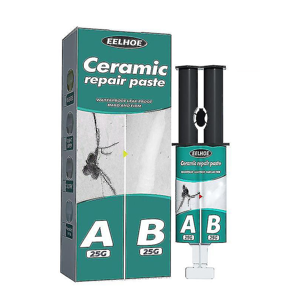 Ceramic Tile Glue Adhesive Scratch Cracks Repair Paste Kit With Scraper ...