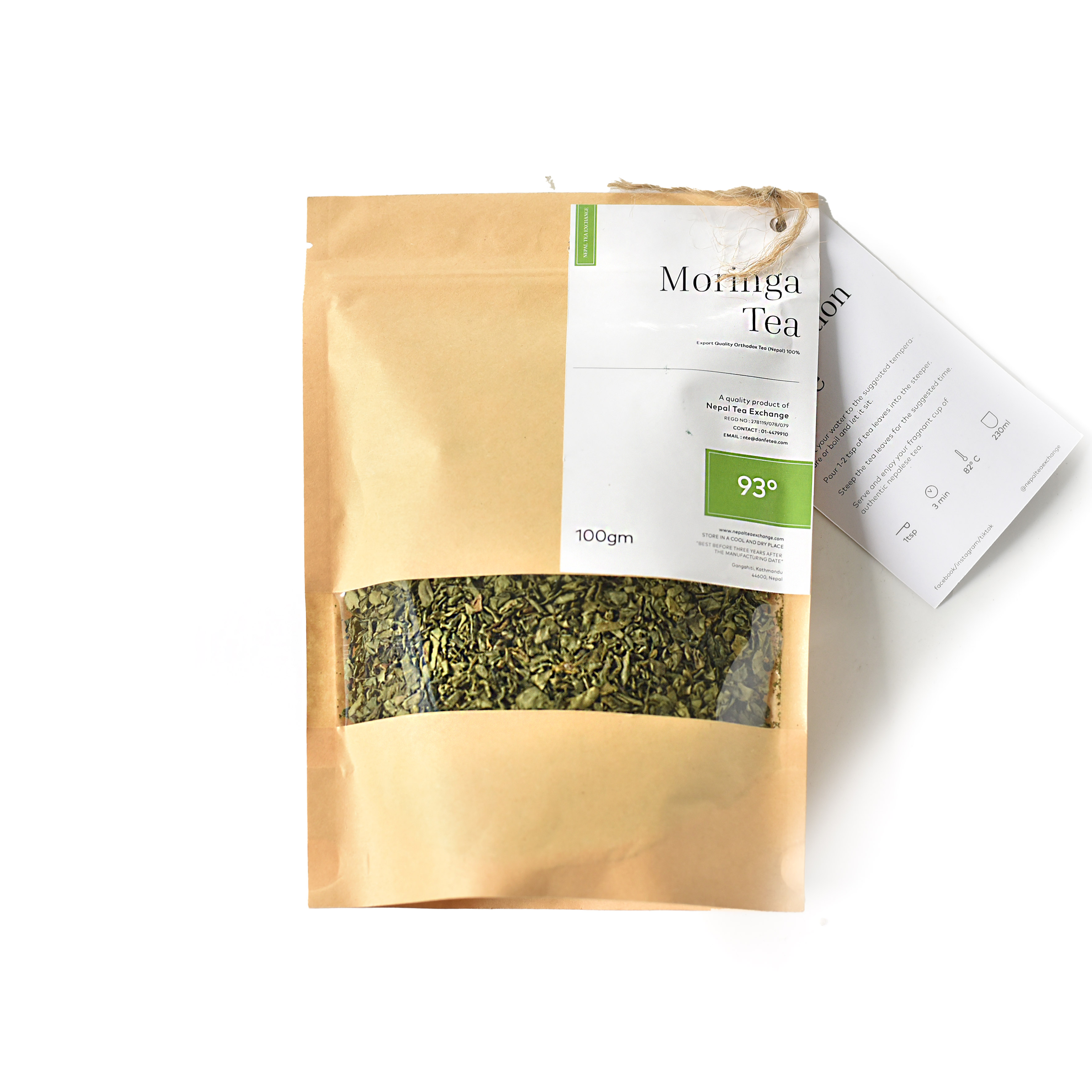Moringa Tea For Weight Loss - Caffeine Free- Nepal Tea Exchange - 100g ...