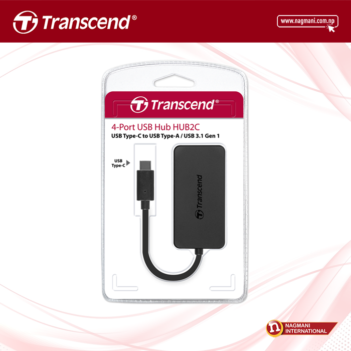 Transcend HUB2C - 4-Port HUB | Daraz.com.np