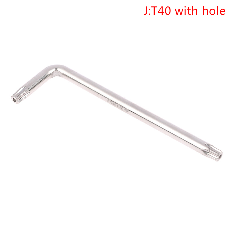 Tools T6 T7 T8 T9 T10 T15 T20 T25 T30 T40 Six Lobe Torx Head Tamper ...