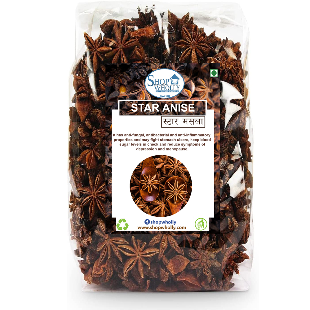 SHOP WHOLLY Dry Star Anise(star masala) - 100gm | Daraz.com.np
