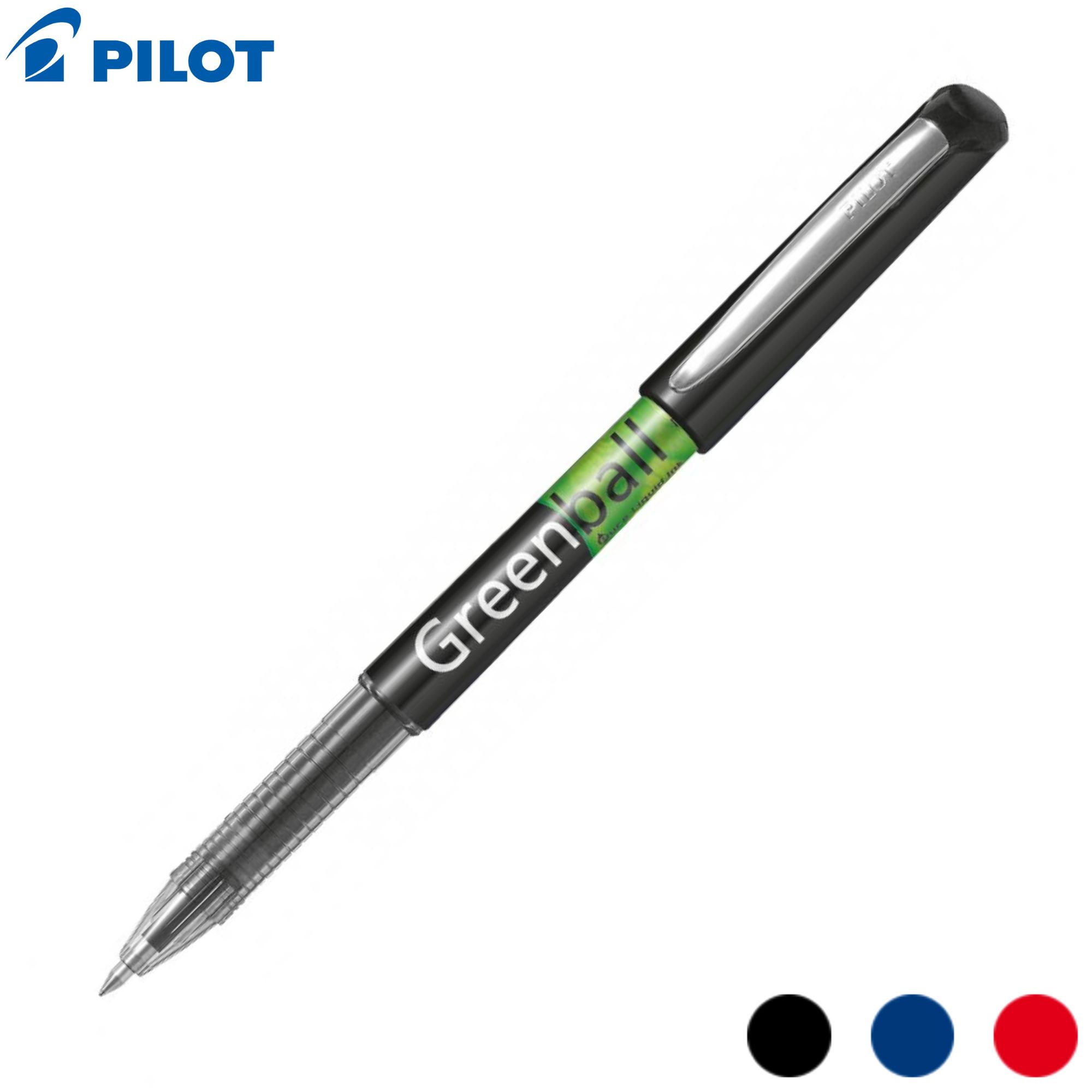 Pilot Greenball Fine Point 0.7 Liquid Ink Roller Ball Pen Refillable (1 ...