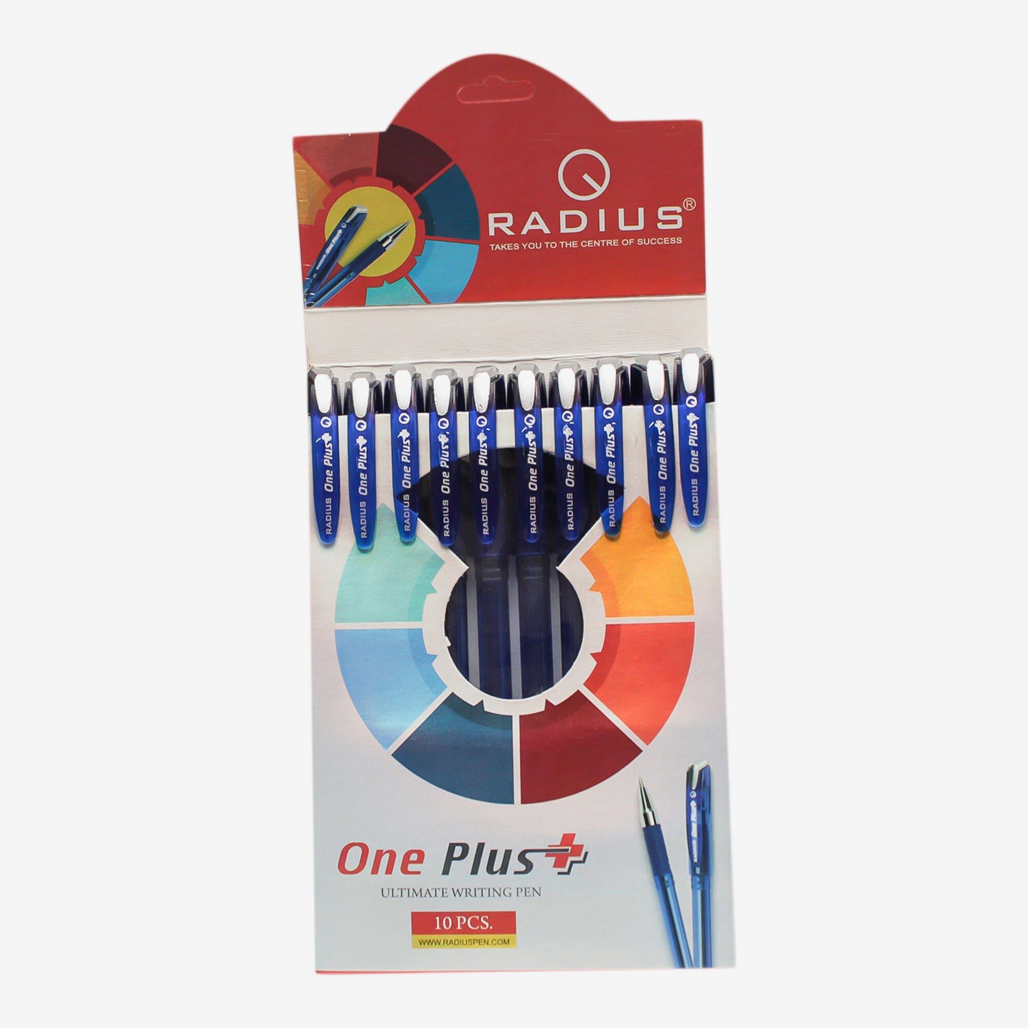 Radius One Plus+ Unlimate Writing Pen Blue Ink Pack Of 10 | Daraz.com.np