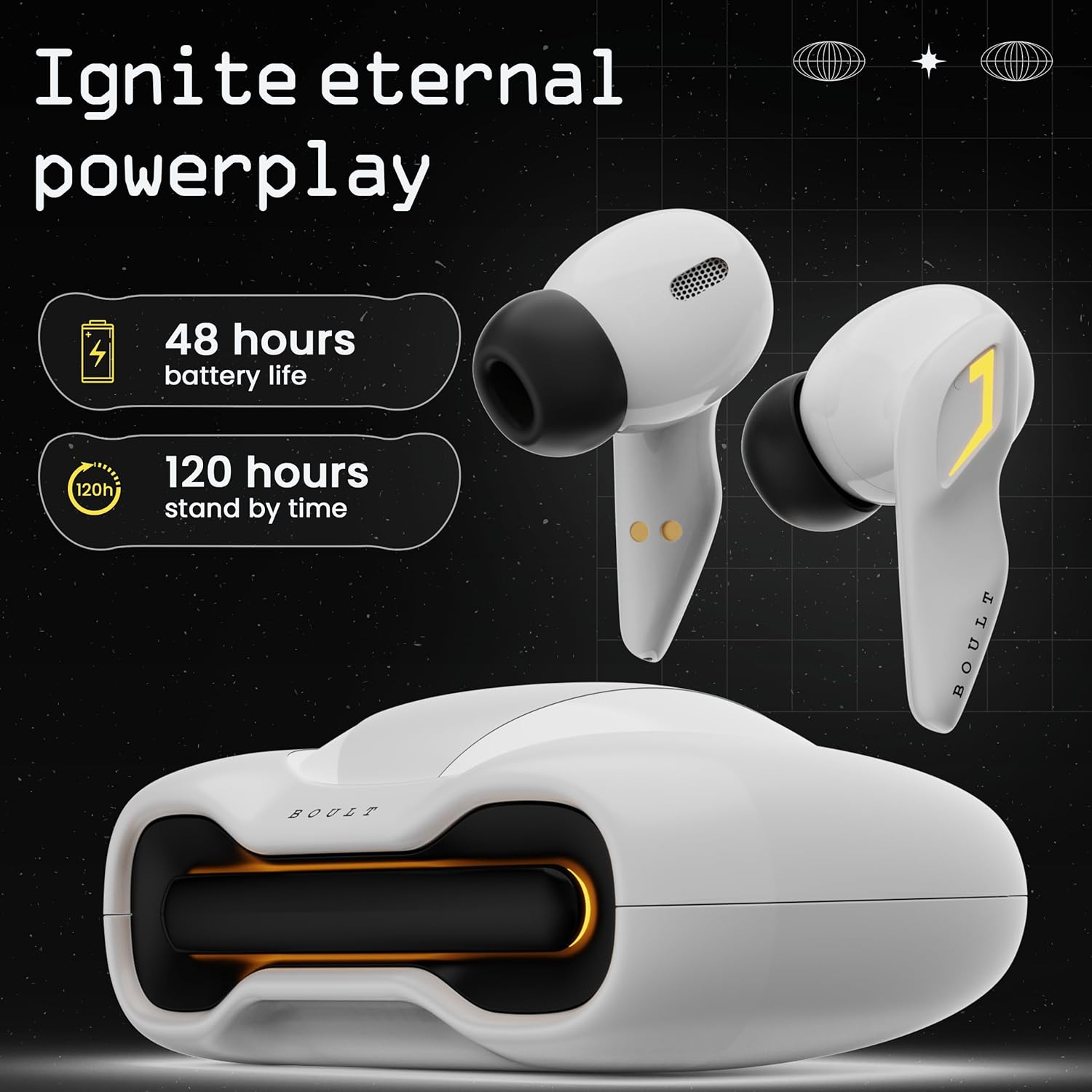 Boult Audio Astra UFO Truly Wireless in Ear Earbuds with 48H Playtime ...