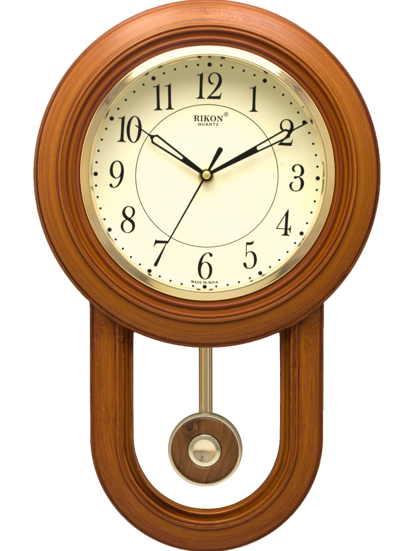 RIKON 4751 PND Quartz Official Designer Premium Pendulum Wall Clock, For Office, Home, Living ...