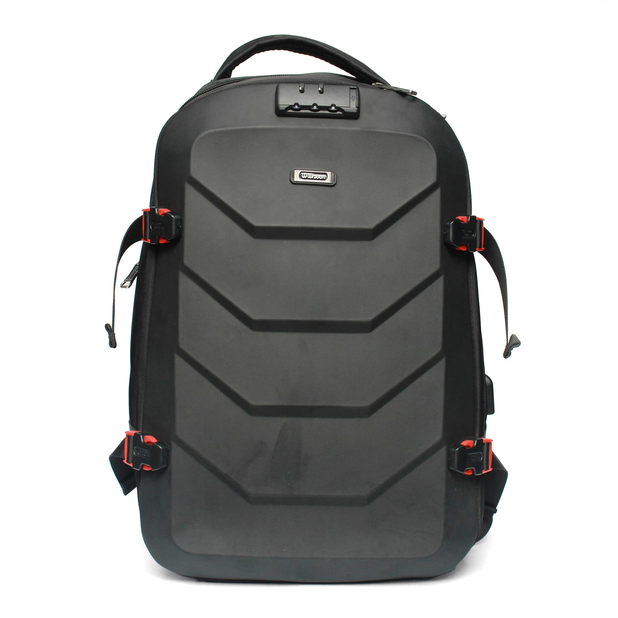 Black Color Hard-shell Laptop Backpack For Men | Daraz.com.np