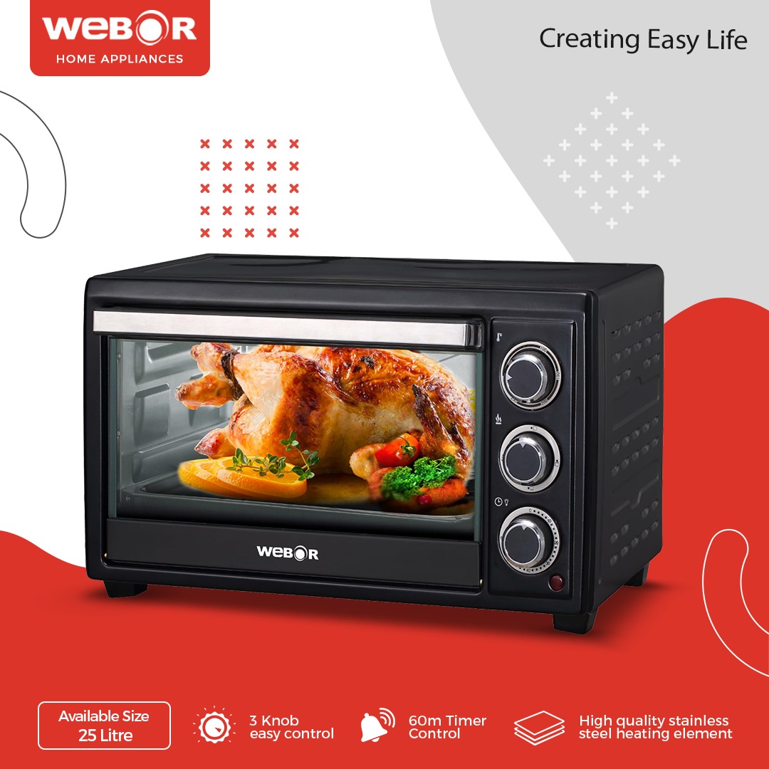 Webor 25 Ltr Oven Toaster Grill | Daraz.com.np