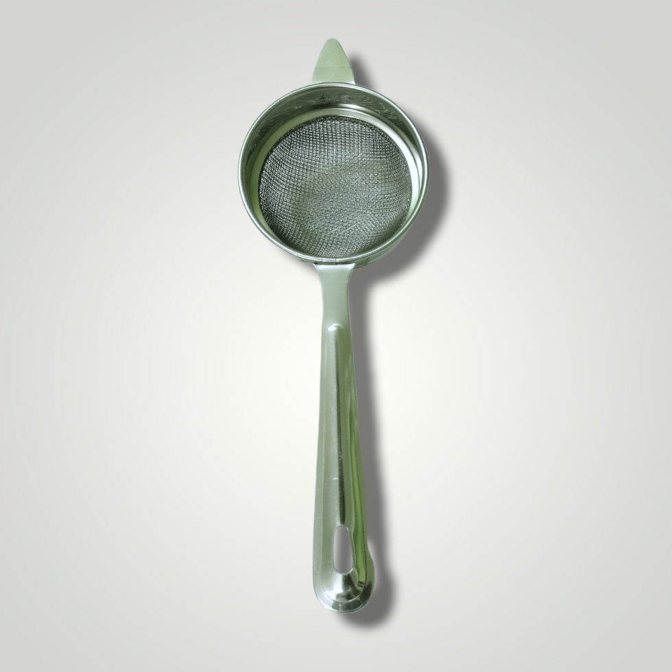 Stainless Steel Tea Strainer Premium Number 2 Double Mesh - 8cm ...