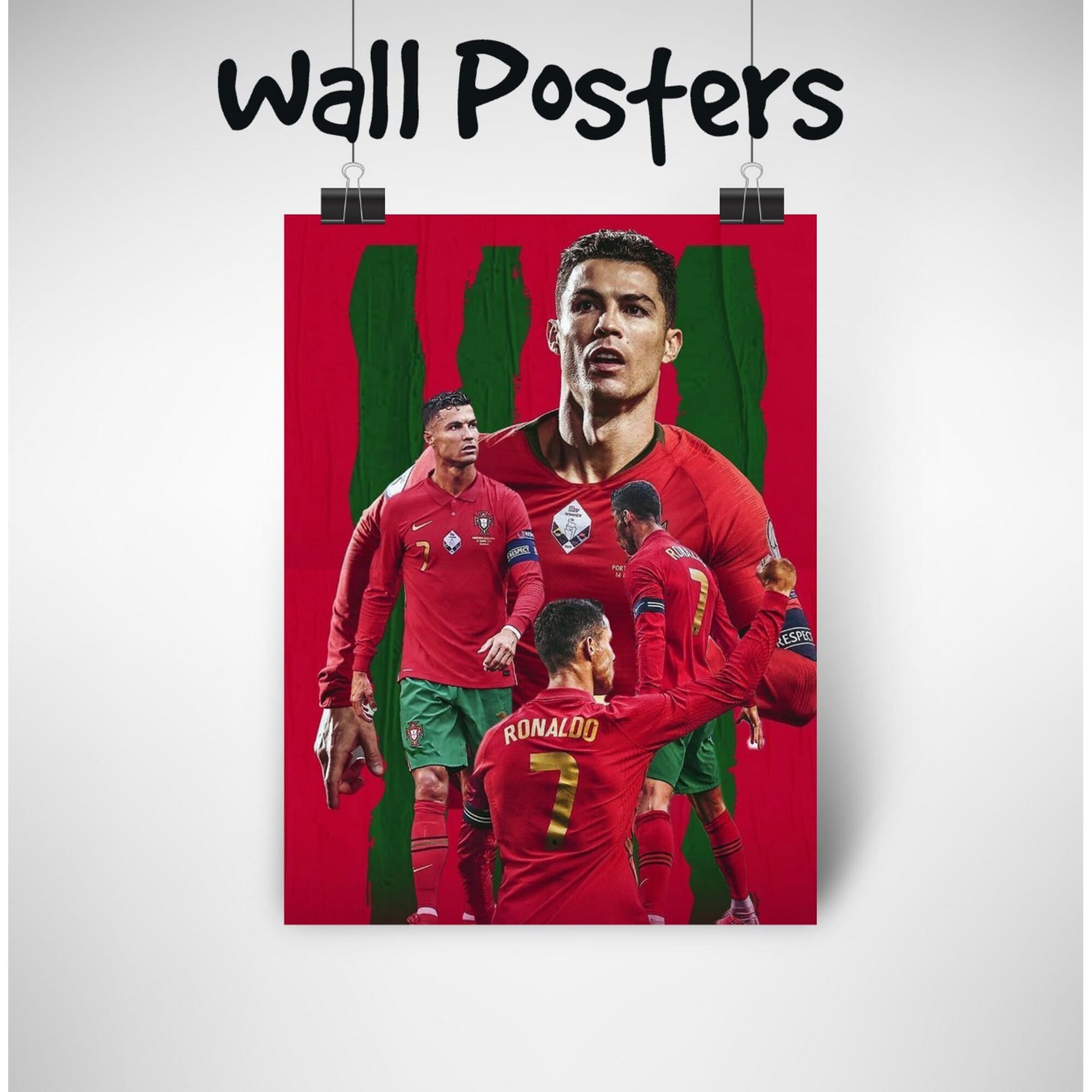 Cristiano Ronaldo - Portugal Nationals | Exclusive Release | Wall ...