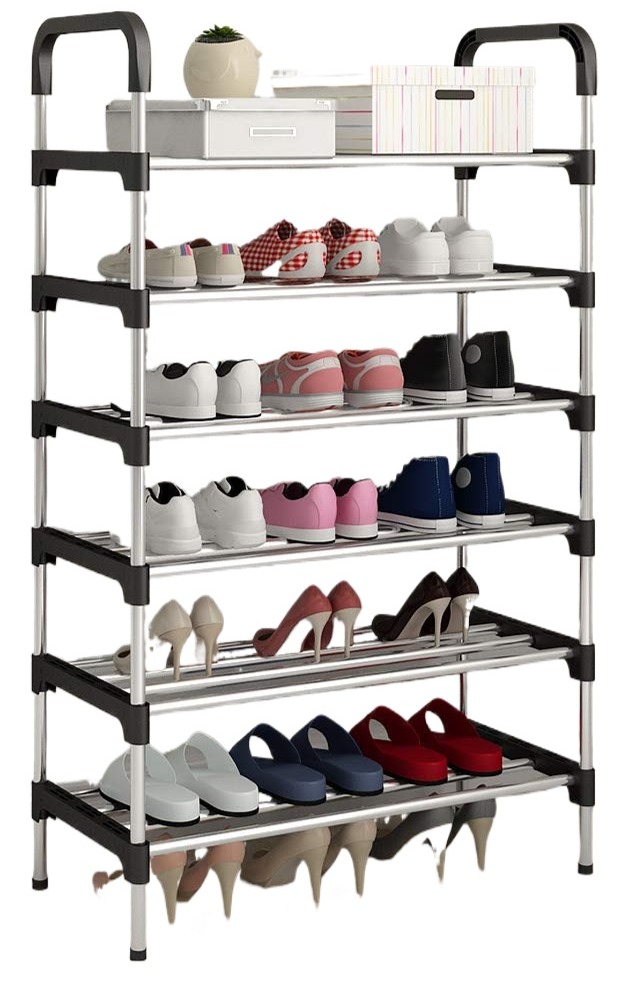 6 Layer Stainless Steel Shoe Rack | Daraz.com.np