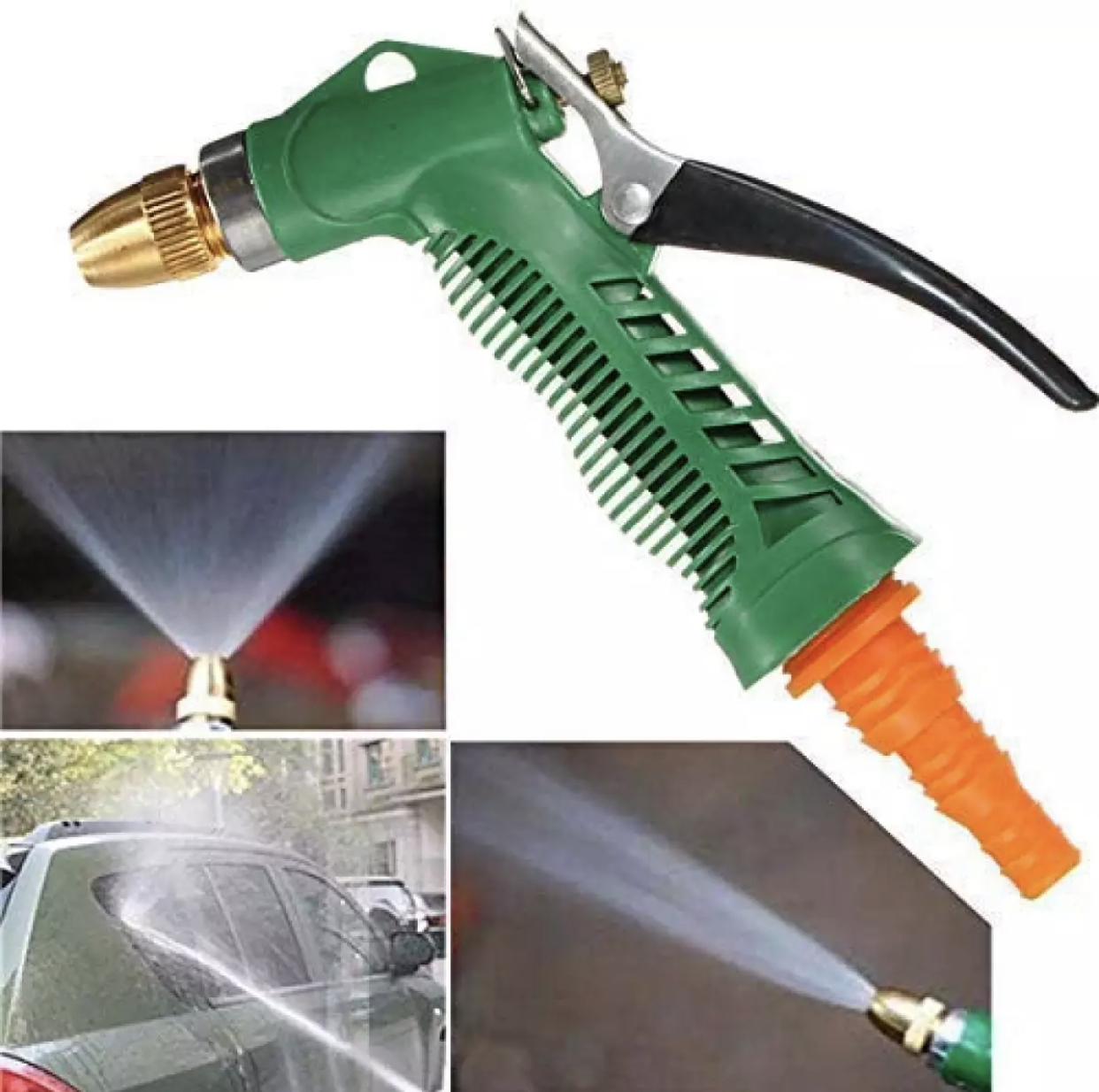 Plastic Trigger and Brass Nozzle High Pressure Water Spray Gun | Daraz ...
