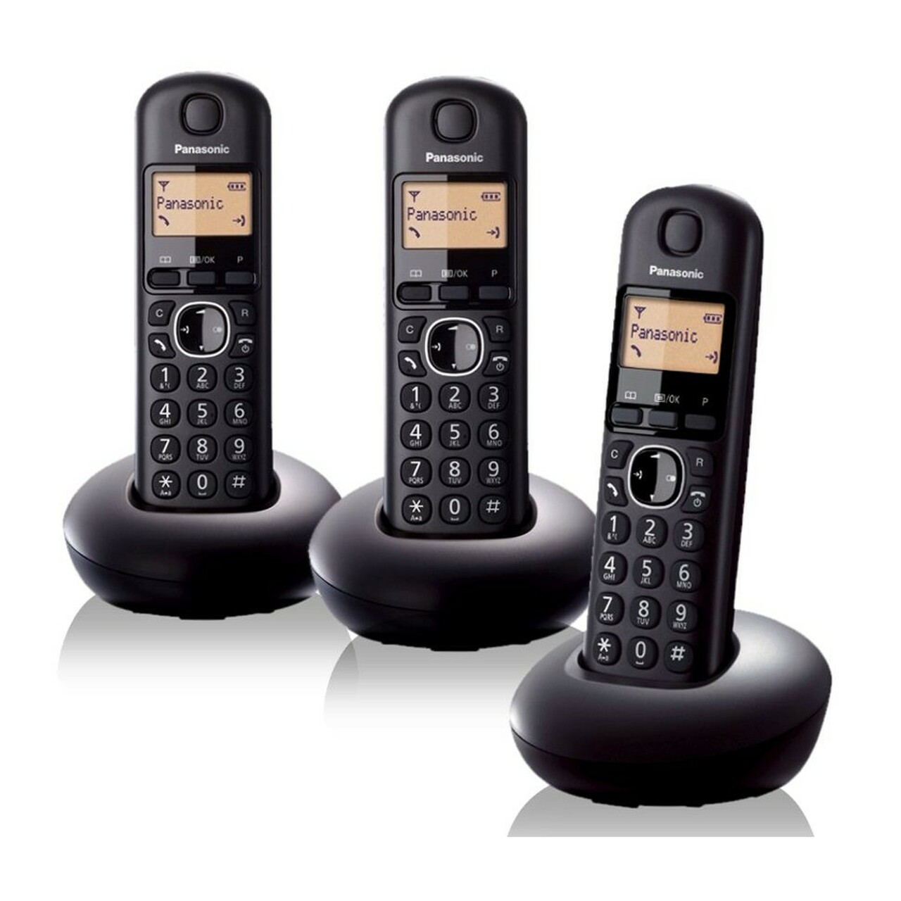 Panasonic Triple Handset Phone (KX-TGC213) | Daraz.com.np