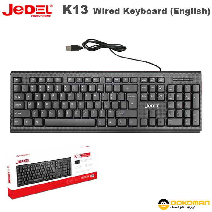 Jedel K13 Smart keyboard Wired USB Keyboard Zornwee, Office Keyboard ...