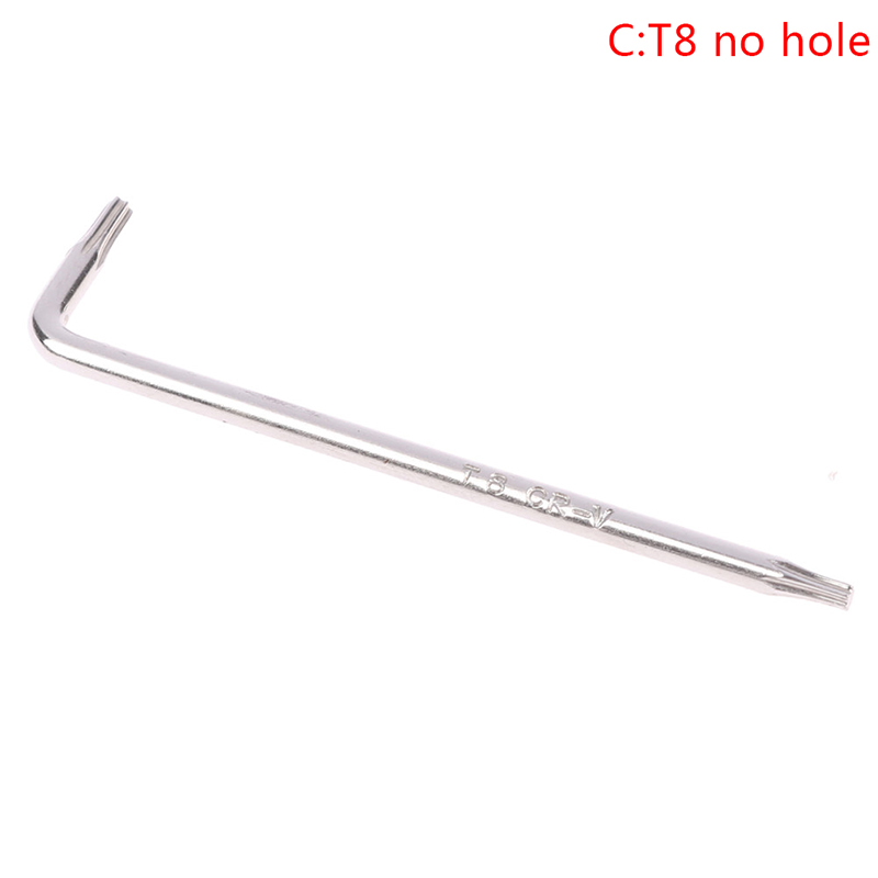 Tools T6 T7 T8 T9 T10 T15 T20 T25 T30 T40 Six Lobe Torx Head Tamper ...