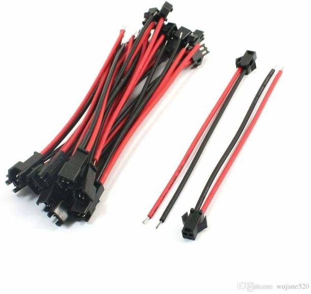 2 Pin Jst Connector Cable Connector (2 Set) Lock System with Red And ...