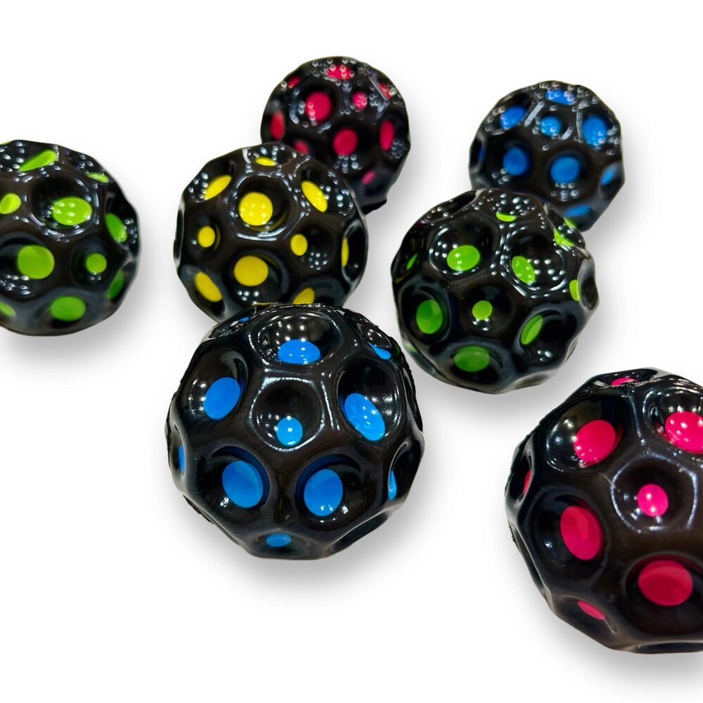 Super Bouncing Moon Crater Texture Fidget Ball Bounce Ball Anti Stress ...