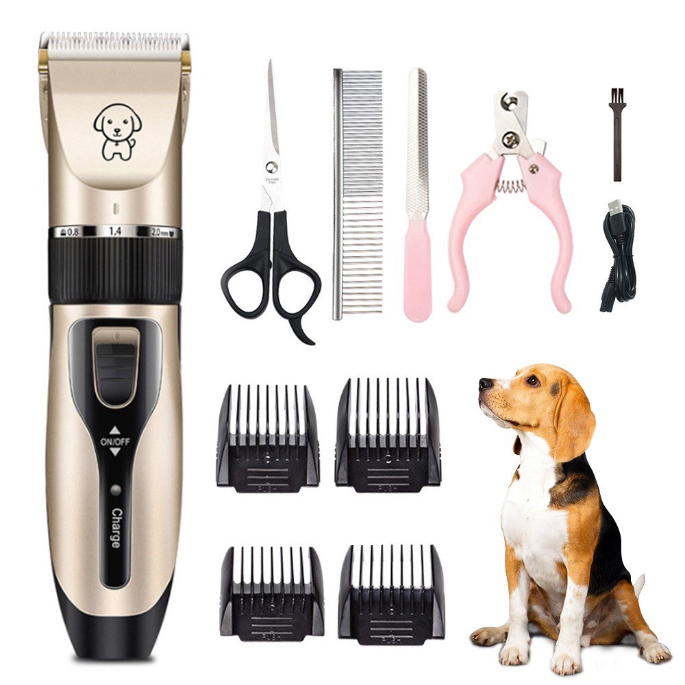 Pet Grooming Hair Clipper Hair Cutter Low Noise Dog Cat Rabbit Hair ...
