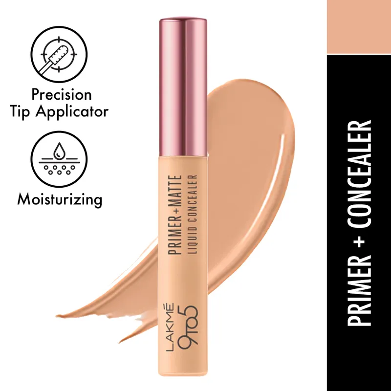 Lakme 9to5 Primer + Matte Liquid Concealer - 5.4ml | Daraz.com.np