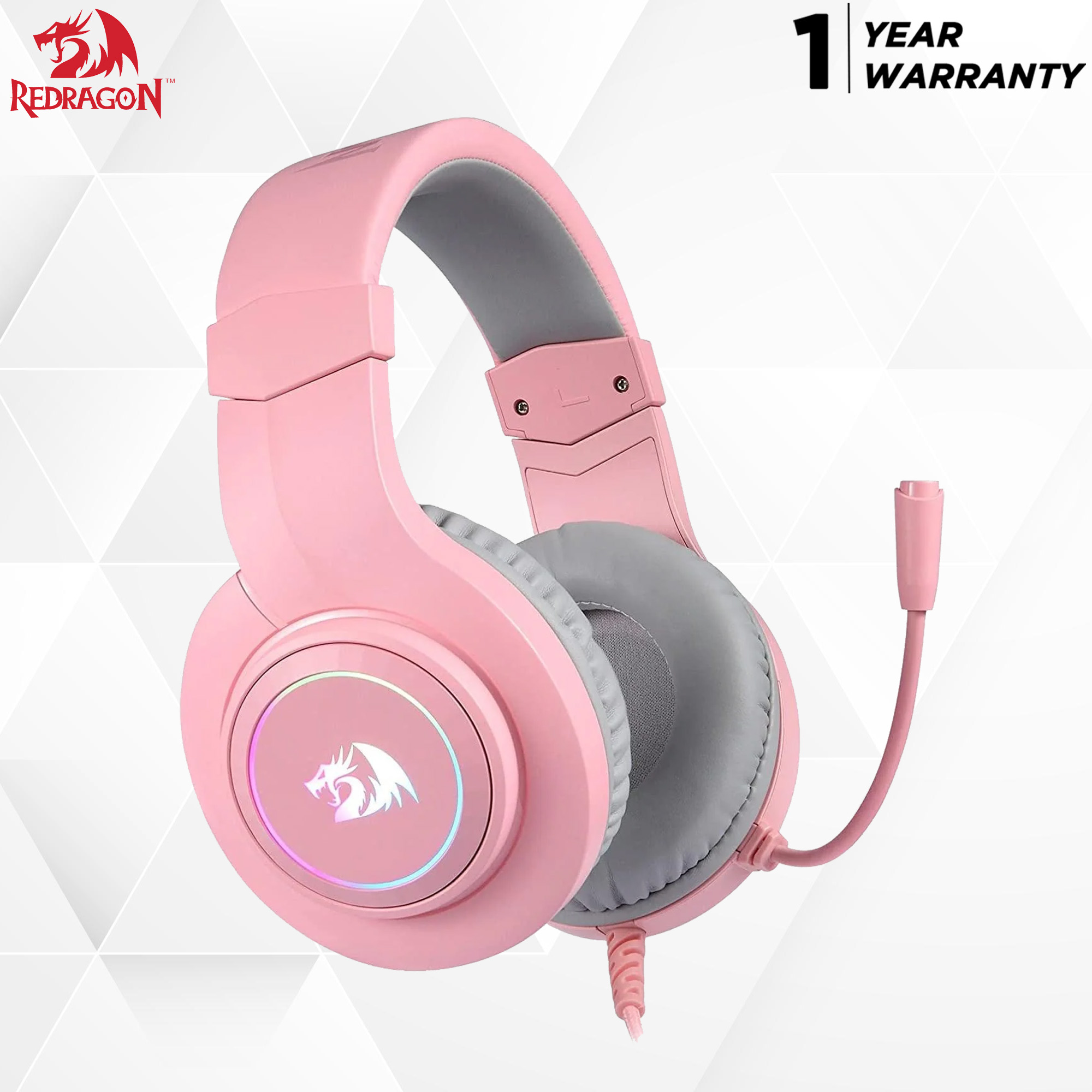 Redragon Hylas H371-P USB 7.1 Surround Sound RGB Wired Gaming Headset | Daraz.com.np