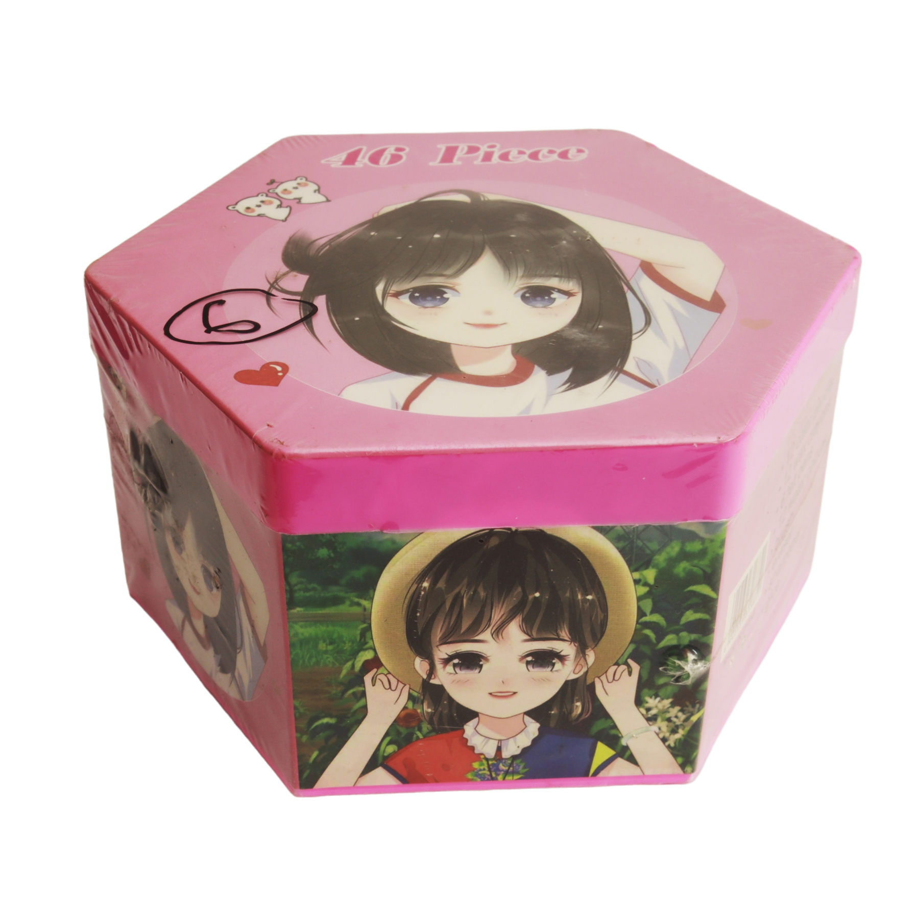 46 Pieces Drawing & Painting Color Box Set Including Pencil, Crayons ...