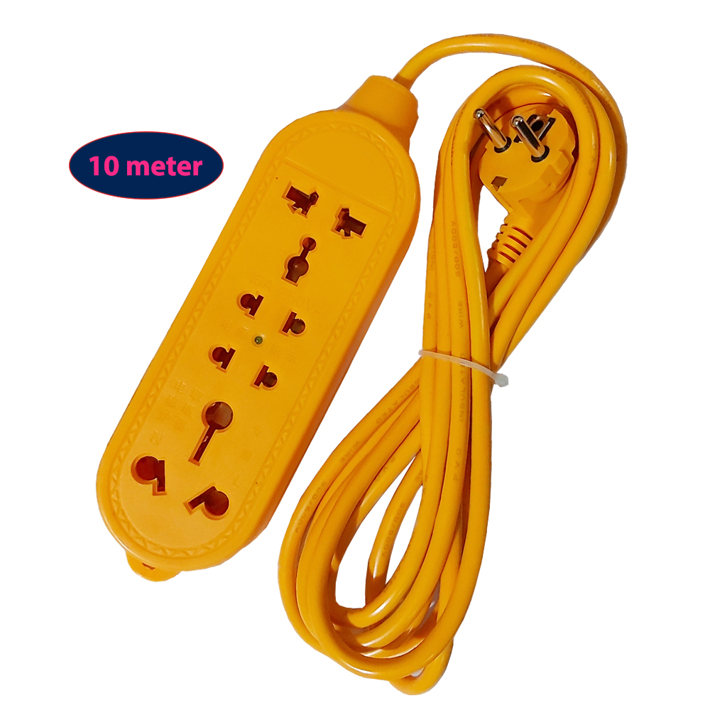 MultiPlug Power Cord -4 Socket, | Heavy Duty Extention Cord With - Upto ...