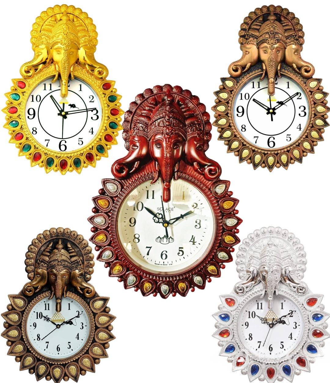 Wall Clock Stylish For Decoration SOLACE ( 1 Year Warranty ) | Daraz.com.np