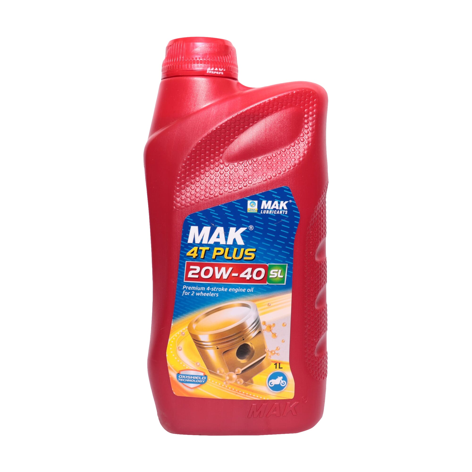 Mak Lubricants 4T Plus 20W-40 SL 4-Stroke Engine Oil 1L For Pulsar 150 ...