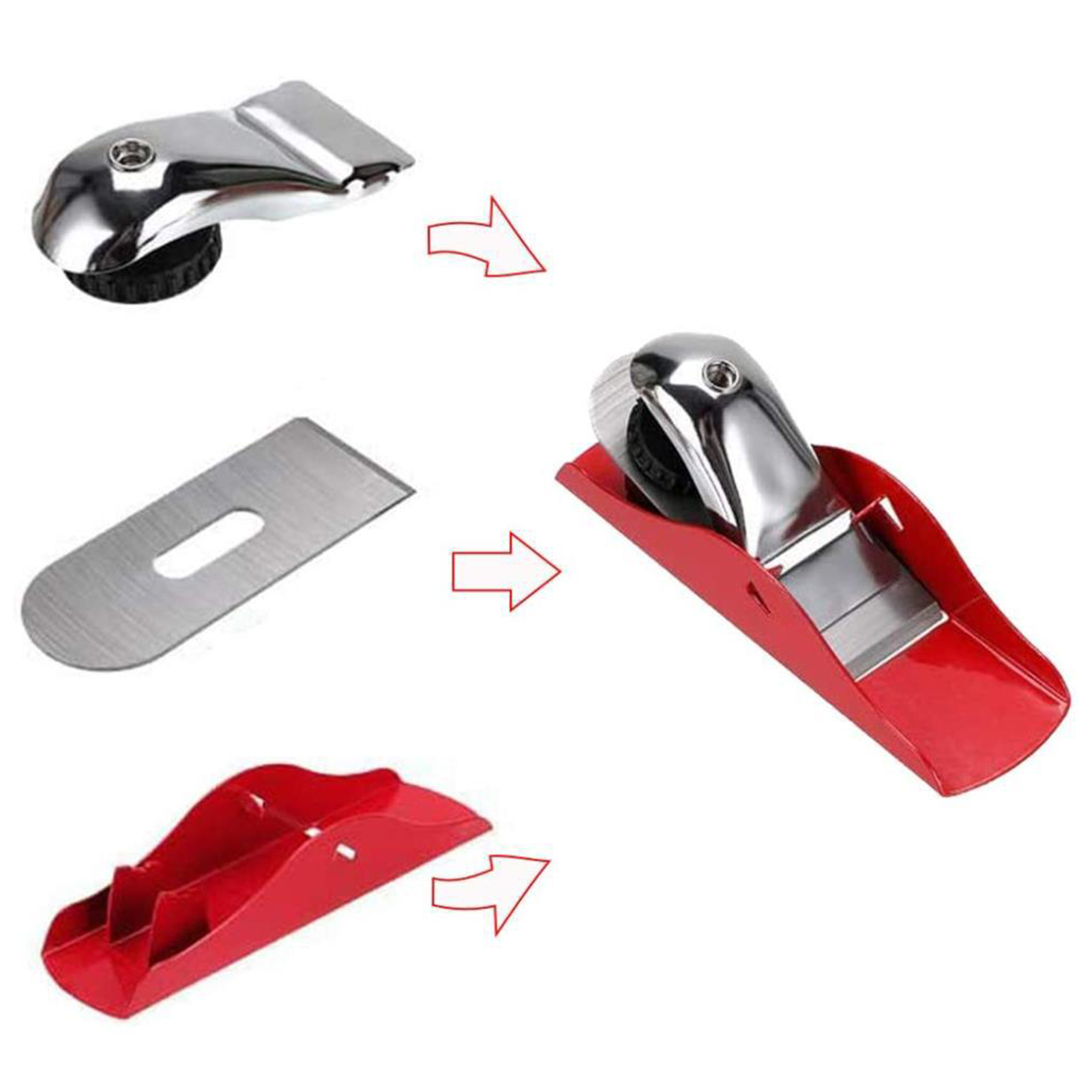 Wood Plane Miniature Detachable Tool Steel Mini Wood Hand Planer for ...