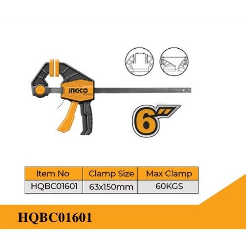 Ingco Quick Bar Clamp Industrial HQBC01601 | Daraz.com.np
