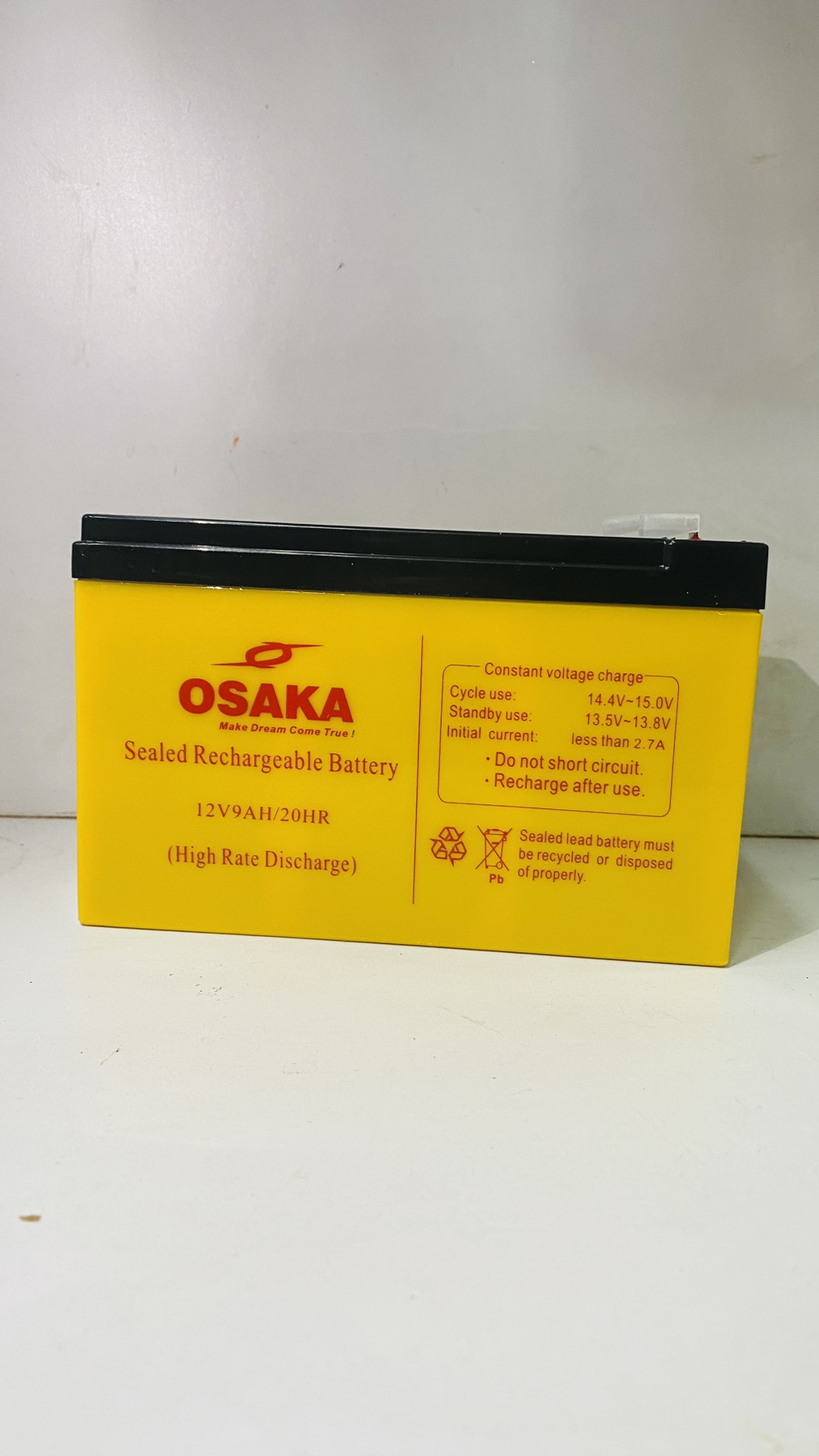 Osaka 12V Battery 9 Ah 12Volt Battery For Long Back Up Router, Led ...