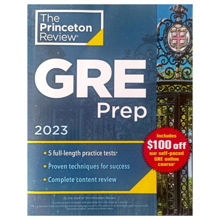 GRE Preparation Book 2023 - The Princeton Review (New Edition: 2023 ...