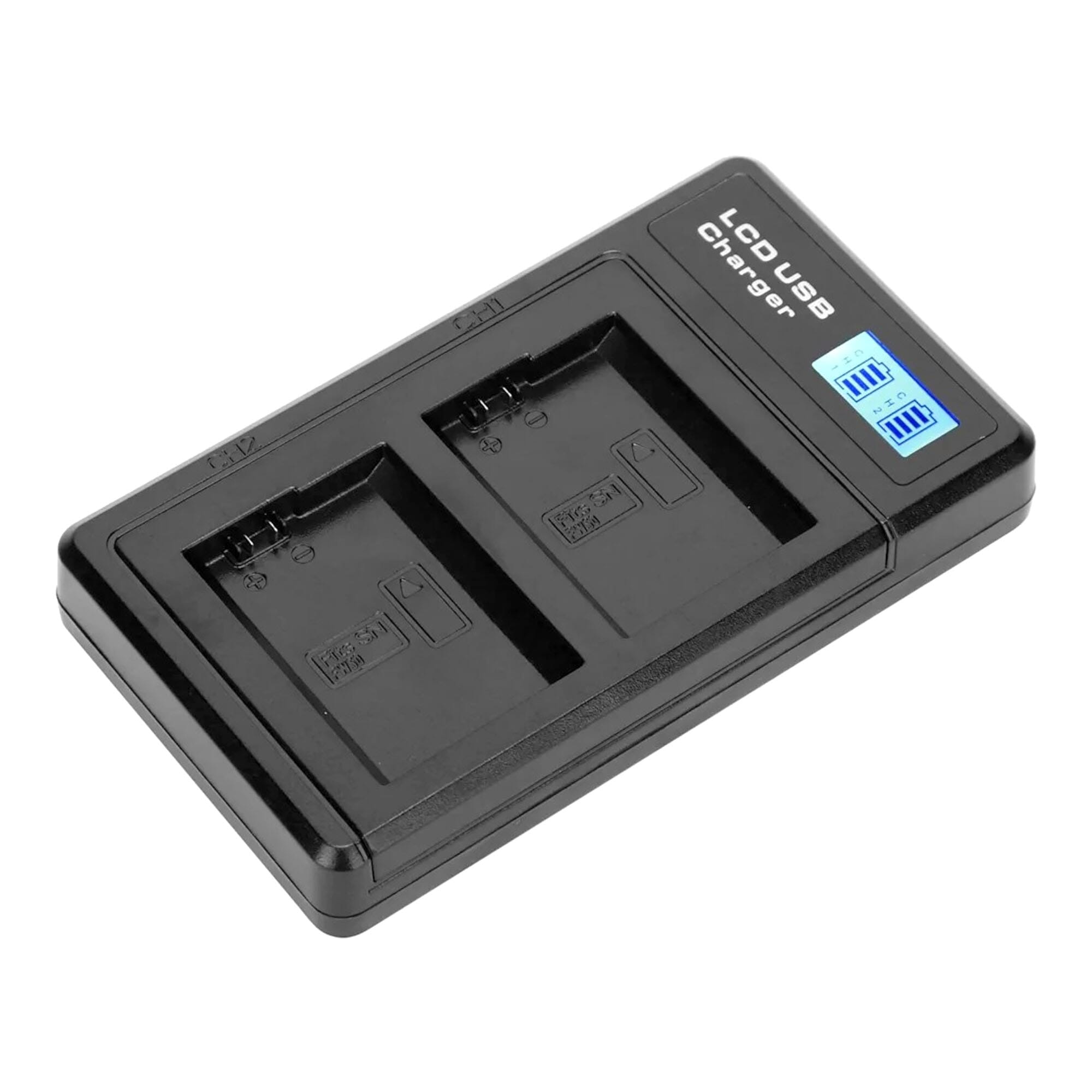 Portable Camera Battery Charger, Usb Camera Dual Battery Charger, LCD ...