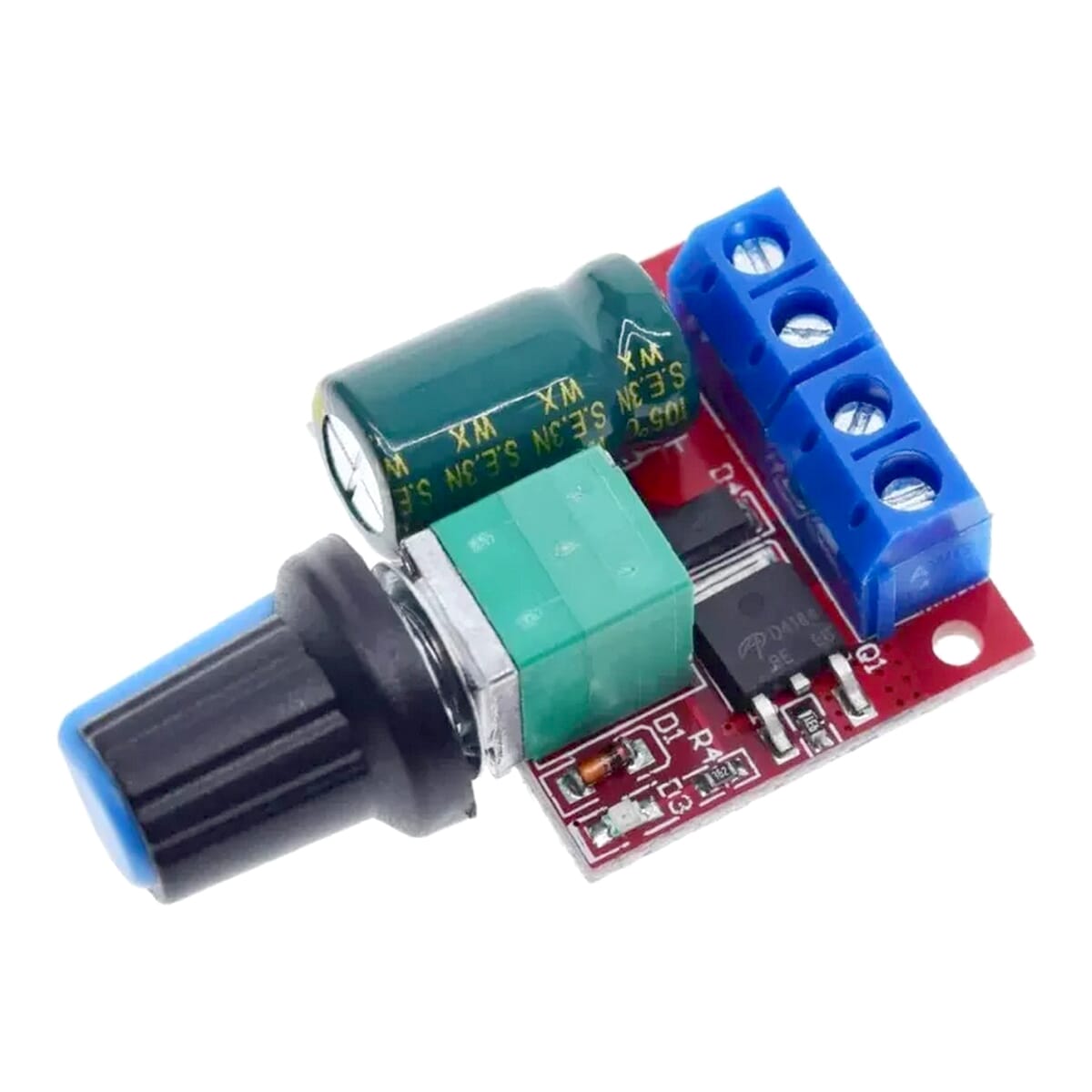 5A PWM 6V 12V 24V DC Motor Speed Controller Module DC-DC 5V-24V ...