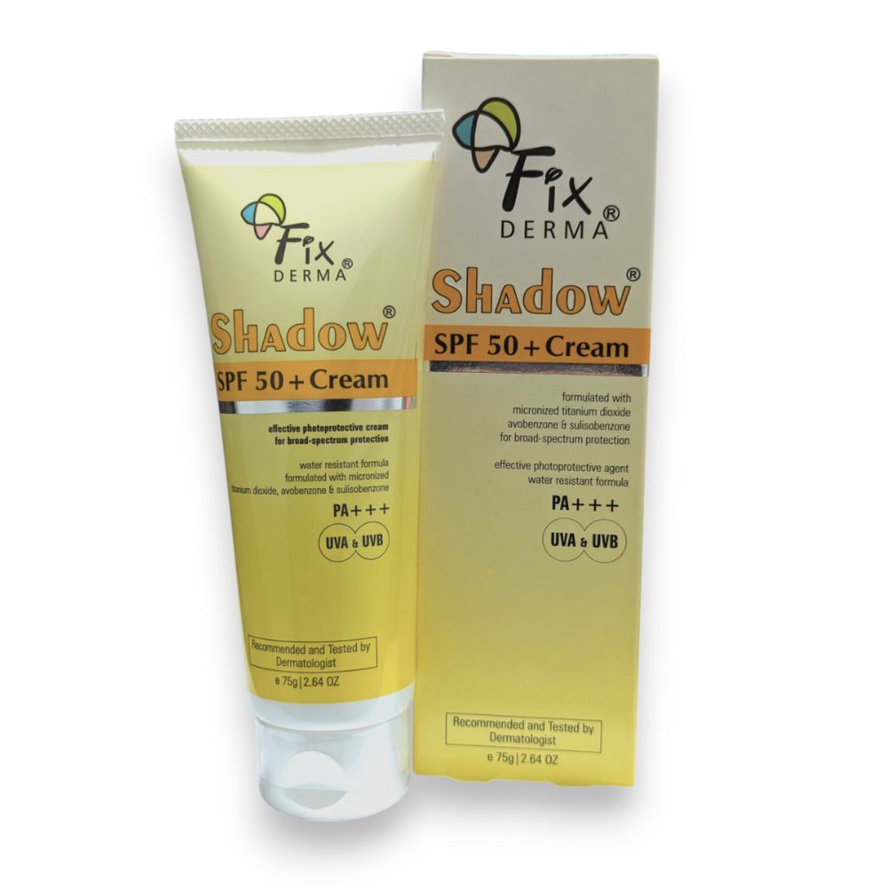 Fix Derma Shadow Sunscreen SPF 50+ Cream | 75g | Water Resistant ...