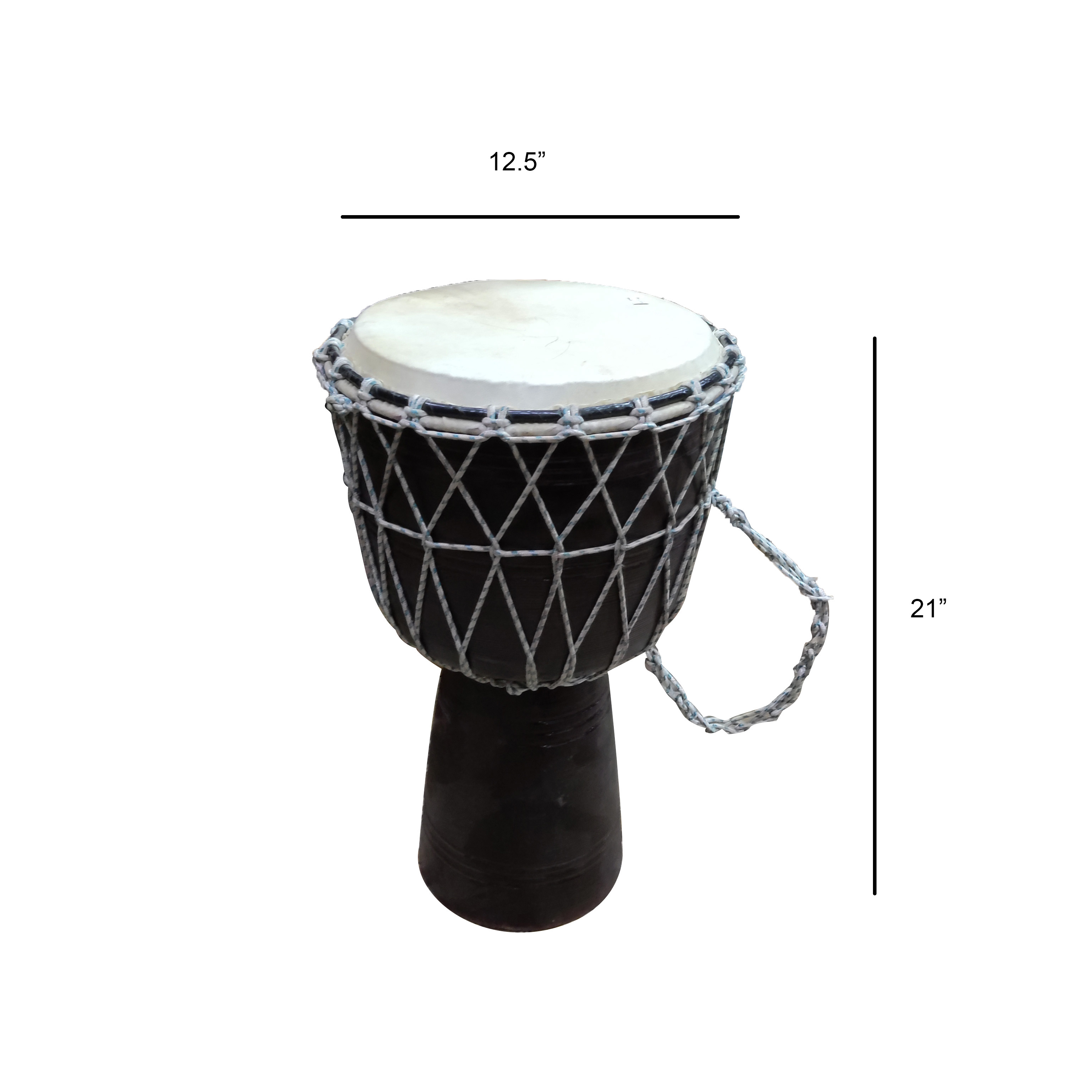 Djembe Drum Wood Leather Jembe Made In Nepal | Daraz.com.np