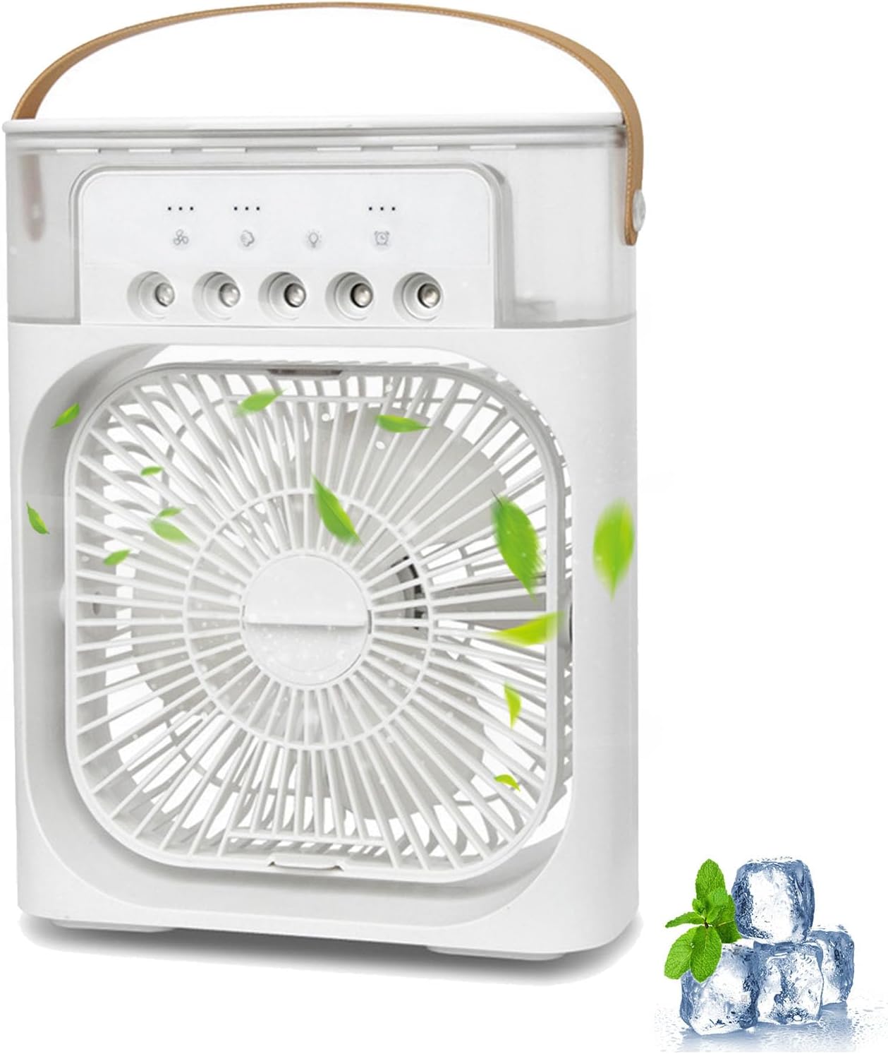 Mini Air Cooler Fan plus Humidifier - Air Conditioner With Water and ...